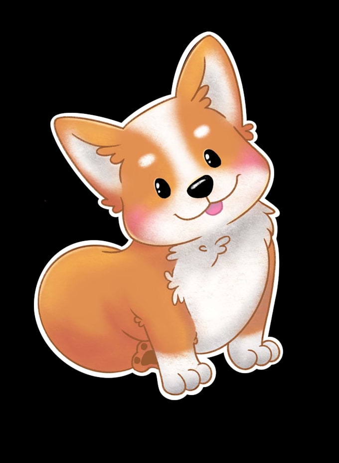 Create a cute cartoon character for your profile or sticker by ...