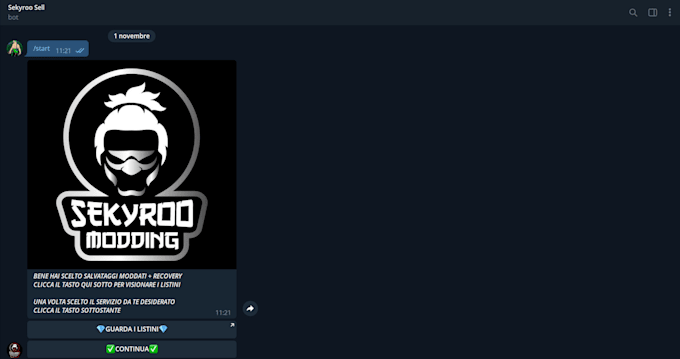 Create a custom telegram bot by Uccellodoro | Fiverr