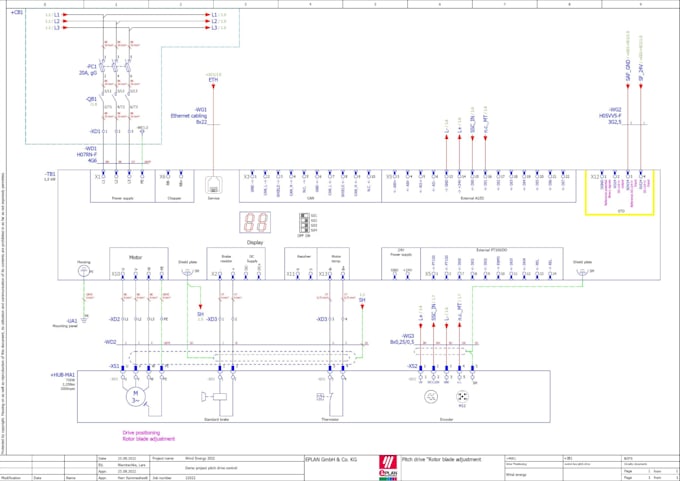 Design your electrical panel diagram with eplan by Burakkb402 | Fiverr