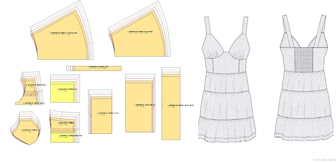 Be your sewing pattern maker and grader by Imrancad48 | Fiverr