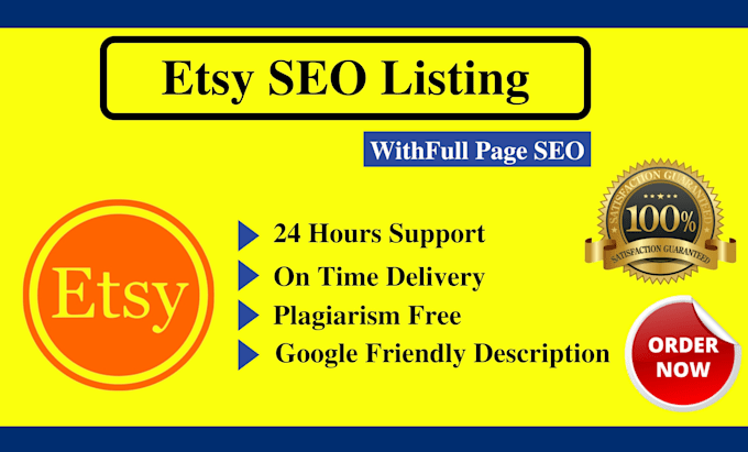 Do etsy seo product listing with etsy shop titles, descriptions, and tags by Soshanto_seo | Fiverr
