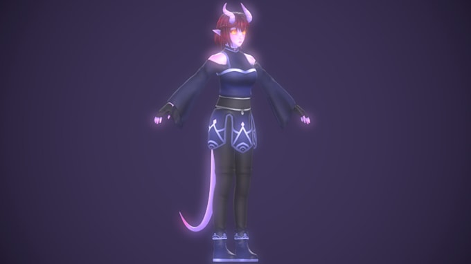 Create 3d vrchat avatar, 3d avatar, 3d vtuber model, furry avatar and ...