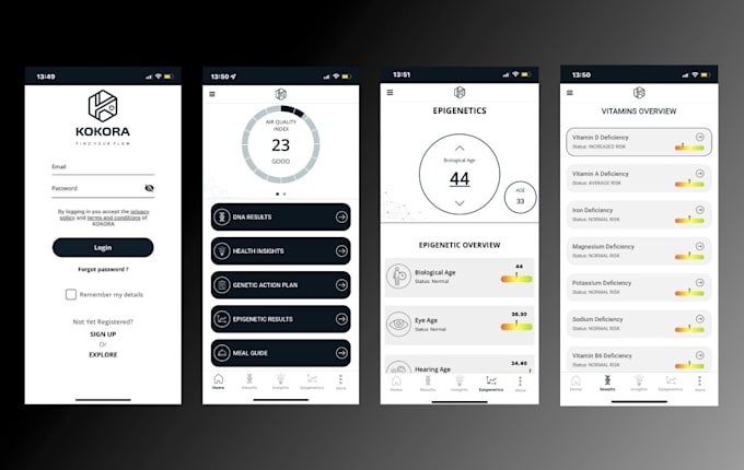 Design a high quality, bespoke mobile app ui and ux by Benhofmeister ...