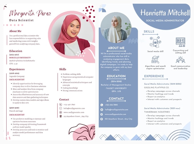 Create a professional resume, cv design , edit and rewrite by ...