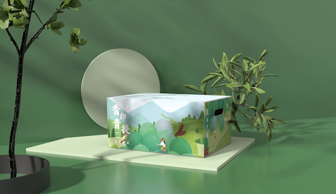 Design asian style product packaging and label design by Paulawang0111 ...