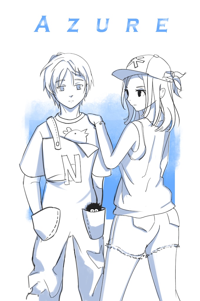 Draw anime style illustrations by Frick8 | Fiverr