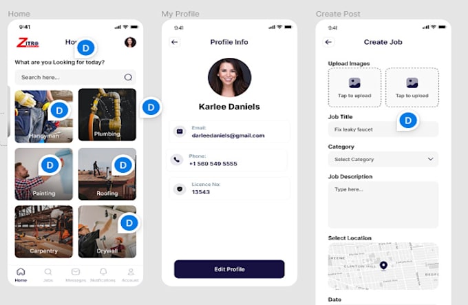Create unique ui design, mobile design, app design, website design, web ...
