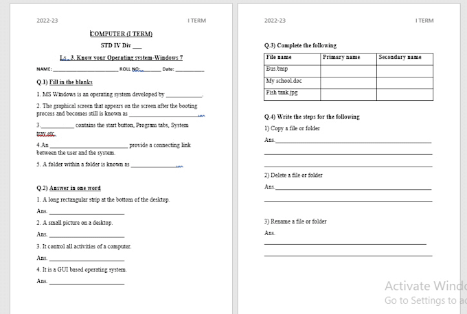 Prepare and edit lesson worksheets, documents and presentations by ...