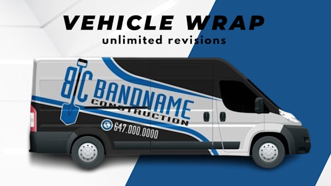 Make creative vehicle wrap design for your van, truck, car by Talal60 ...