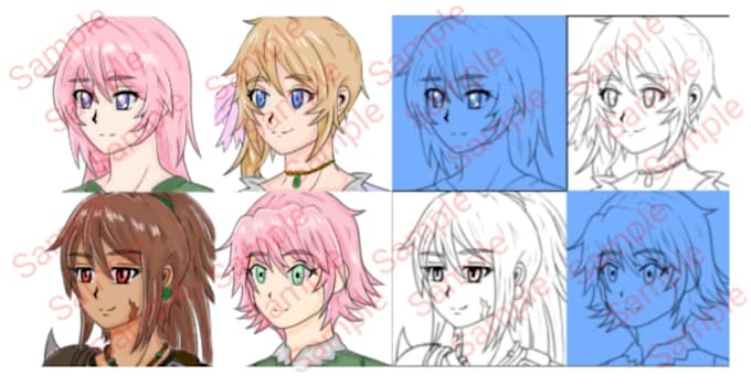 Do custom rpgmaker mv and mz facesets by Bk_gaming | Fiverr