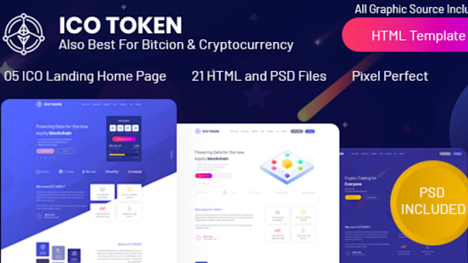 Develop crypto currency token website and meme coin website by Genius ...