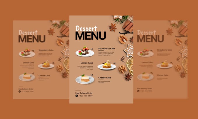 Design brochures menu cards flyers in canva within 24 hours by ...