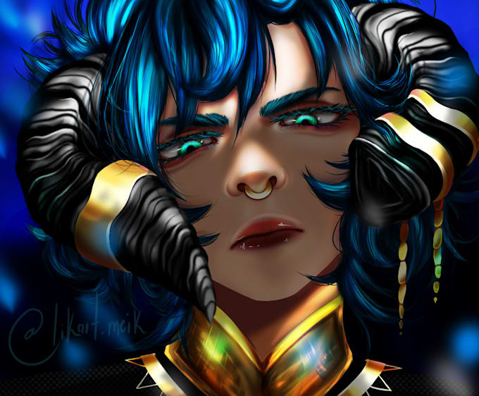 Do semi realistic anime style, fanart, oc and more by Likartmeik | Fiverr