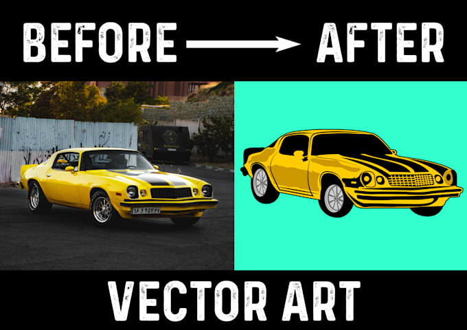 Create a detailed vector art portrait illustration for you by ...