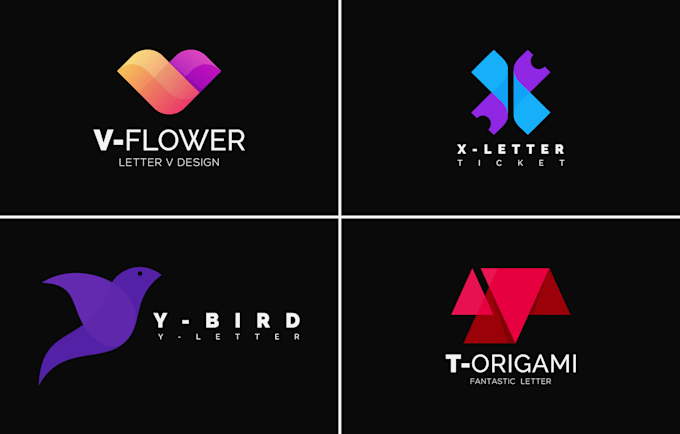 Design minimalist double meaning letters logo by Graphic_house5 | Fiverr