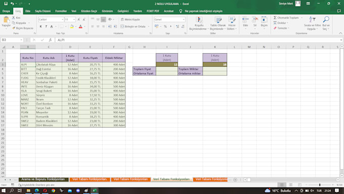 Tabulate what is desired with my advanced excel knowledge by ...