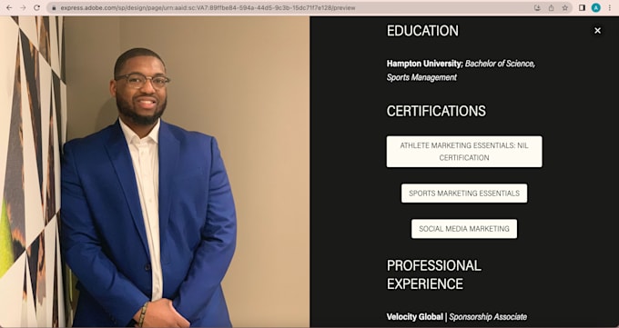Create a digital professional portfolio by Aburrell2 | Fiverr