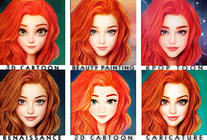 Transform your face into cartoon by Ylmaker | Fiverr