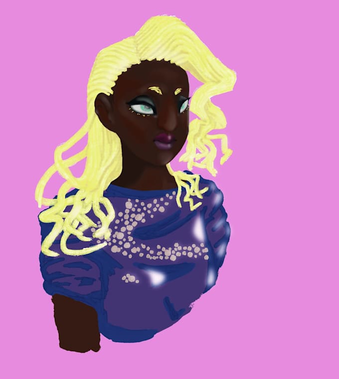 Create digital bust illustrations by Edonterez | Fiverr