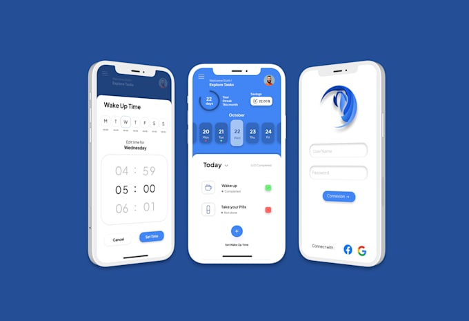 Do mobile app design with ux and ui wireframes with figma by Ralph_prodesign | Fiverr