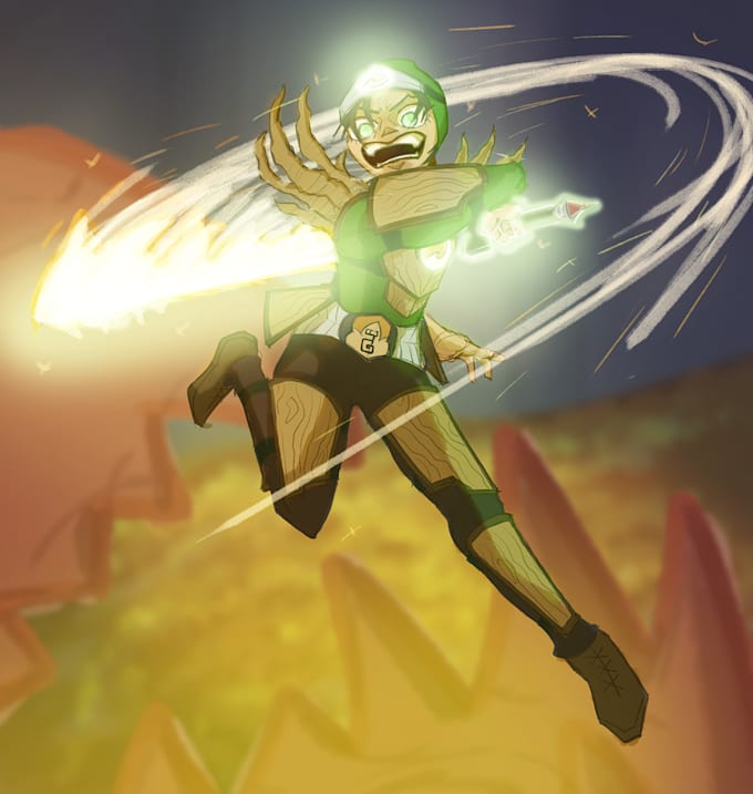 Draw comic art of your fantasy and dnd characters by Justice_worlds ...