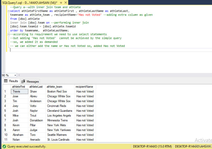 Make Sql Queries Mysql Sql Server Oracle Sql Live By Ahsan14 Fiverr
