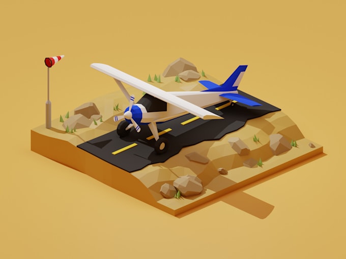 Create low poly 3d models,scenes by Ilaijo | Fiverr
