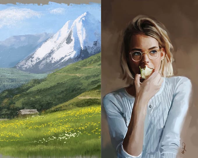 Turn your photo into epic oil painting by Kosmopako | Fiverr