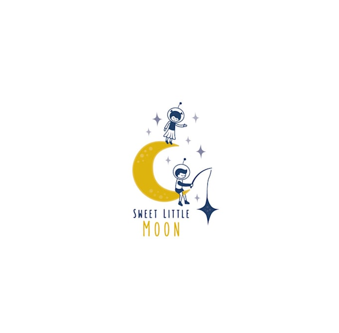 Design genius genuine catchy sweet little moon logo by Laney_skiles ...