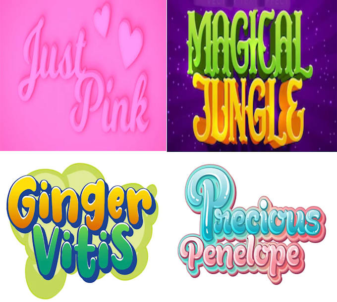 Create custom font, 3d text effect, word art or lettering by ...