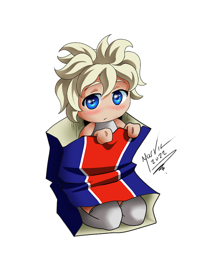 Chibi style character design by Marvicdraw | Fiverr