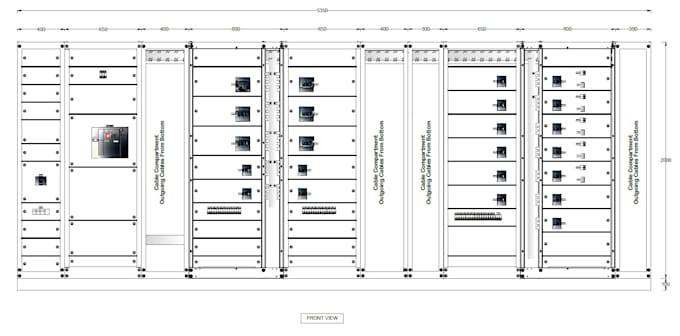 Design distribution panel and wiring diagram in autocad by Ahmedriaz01 ...