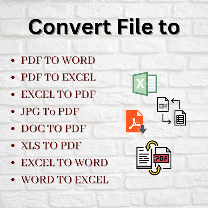 Convert pdf form data into word, excel etc by Best99virtual | Fiverr Convert pdf form data into word, excel etc by Best99virtual | Fiverr