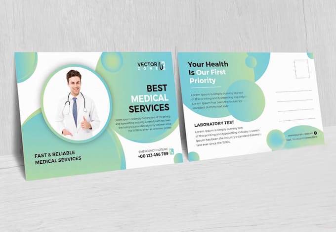 Create eddm, or postcard, flyer, rack card, by Psychoworks | Fiverr