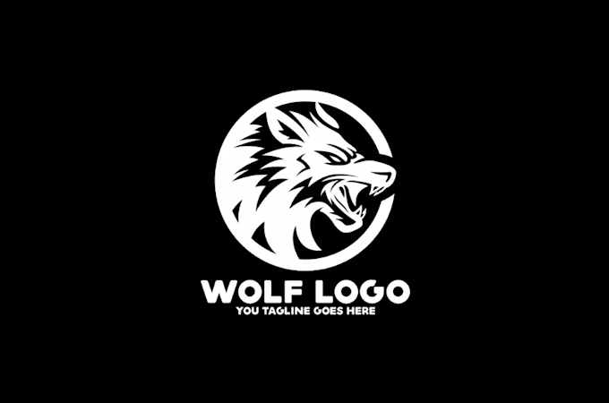 Make an amazing wolf logo design with free vector file by Juanita ...