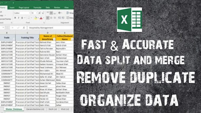 Do the excel data cleaning and document formatting by Aabidkhan267 | Fiverr