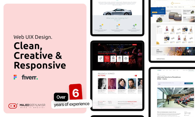 Design creative, unique, and high quality website by Majedsiefalnasr ...