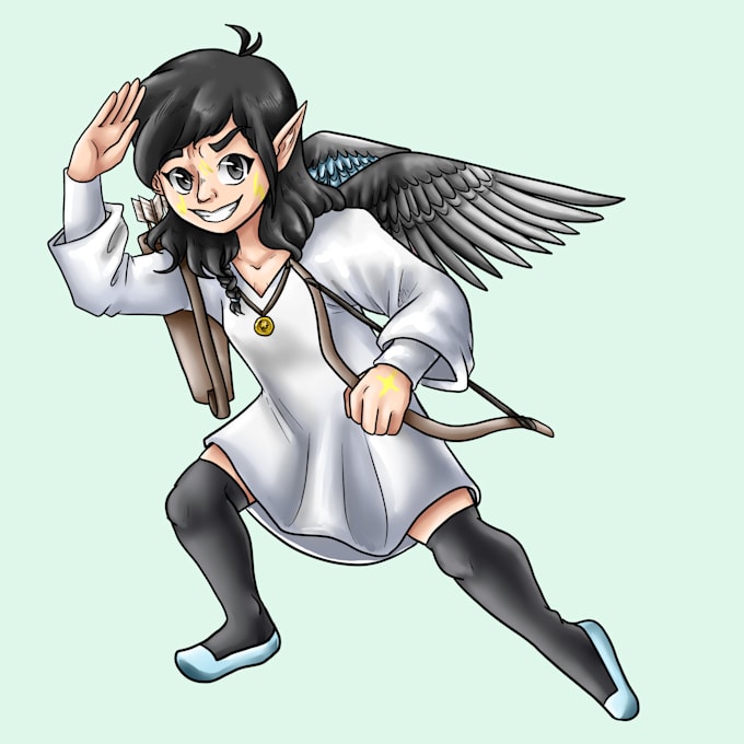 Draw your personal oc as anime, cartoon, complex and more by ...