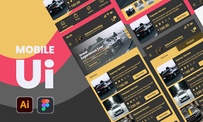 Design modern ui ux for mobile app by Didewinuwara | Fiverr