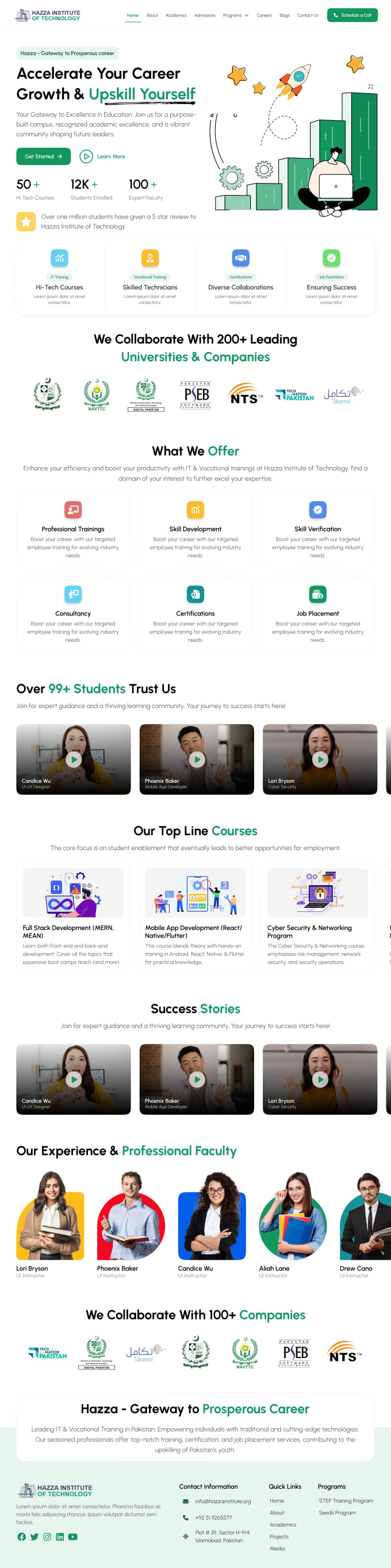 Build frontend website figma to html css with tailwind css by Hamzasaleem11 | Fiverr