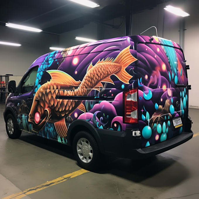 Do eye catching unique vehicle wrap design for you by Mareneschmidt | Fiverr