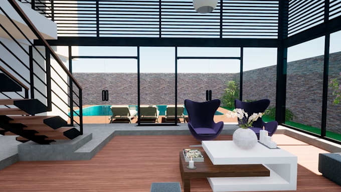 Create 3d modeling and rendering realistic architecture by Melymau | Fiverr