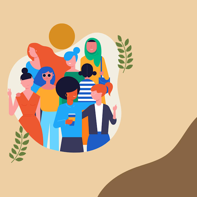 Create a perfect flat vector illustration by Sukhiyafarrukh | Fiverr