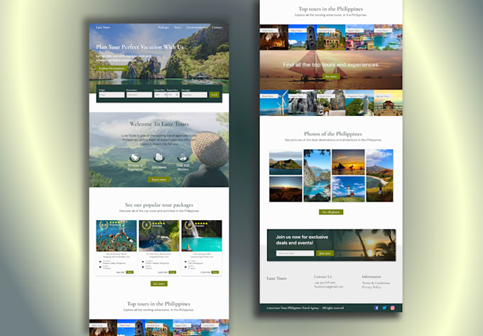 Design a simple yet modern and clean landing page by Niellechan | Fiverr