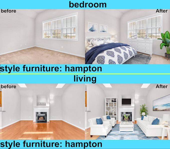 Do virtual staging rooms , virtual furniture and virtual renovation by ...