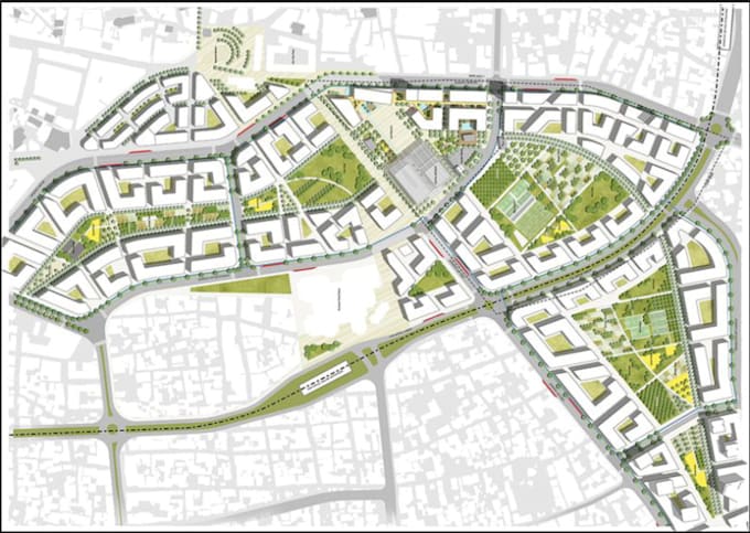 Develop masterplan and architectural 2d rendering by Zrhaytam | Fiverr