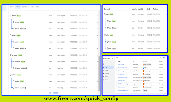 Setup or fix facebook pixel conversation api with gtm, server side ...