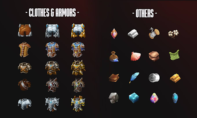 Create beautiful 2d game assets, props, icons, ui elements by ...