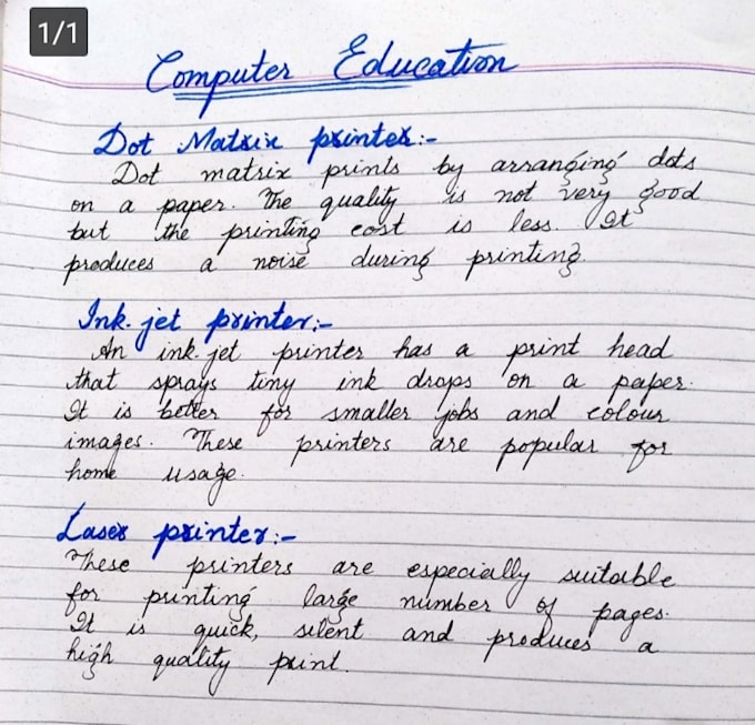 Handwrite, type anything or built attractive cv or resume as demanded ...