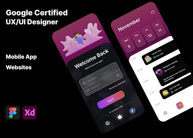 Design an amazing interface for your mobile app or website by Neha_mohid | Fiverr